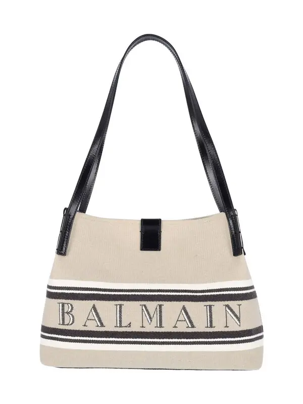 Balmain Small Tote Bag - White