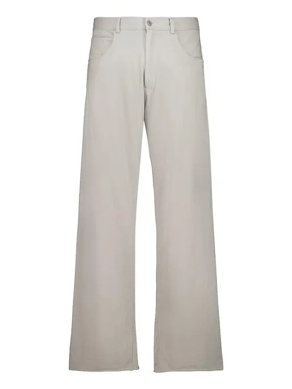 MAISON MARGIELA Cotton Trousers - Grey