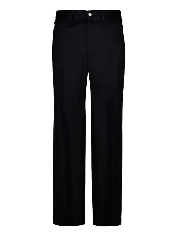 MAISON MARGIELA Virgin Wool-blend Trousers - Black