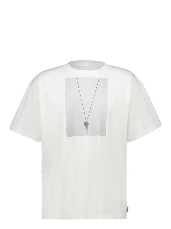 MAISON MARGIELA Key Print Cotton T-shirt - White