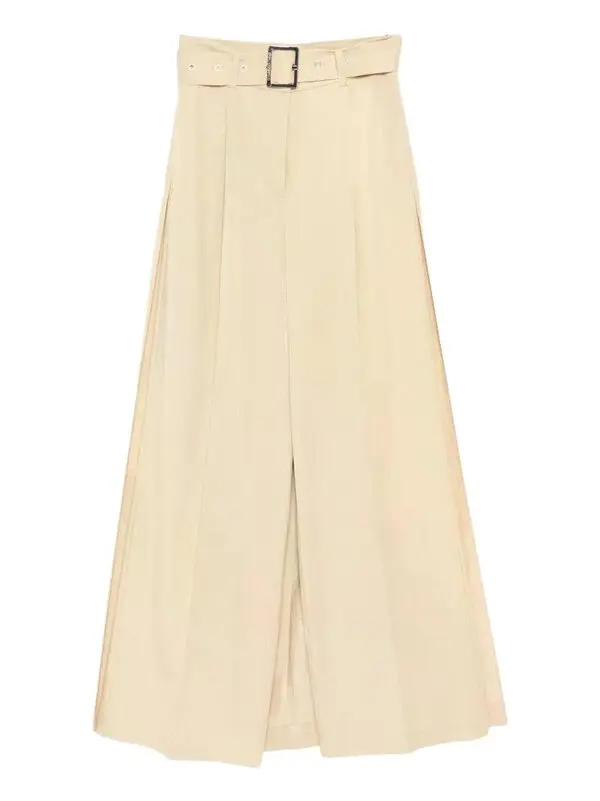 Karl Lagerfeld Pleated Trousers - Neutrals