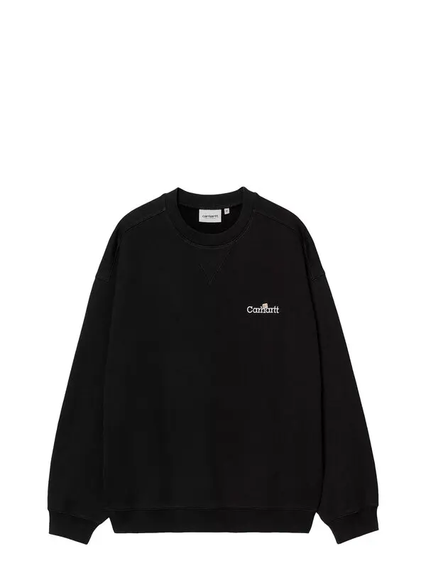 Carhartt Work In Progress Cotton Sweatshirt - Black