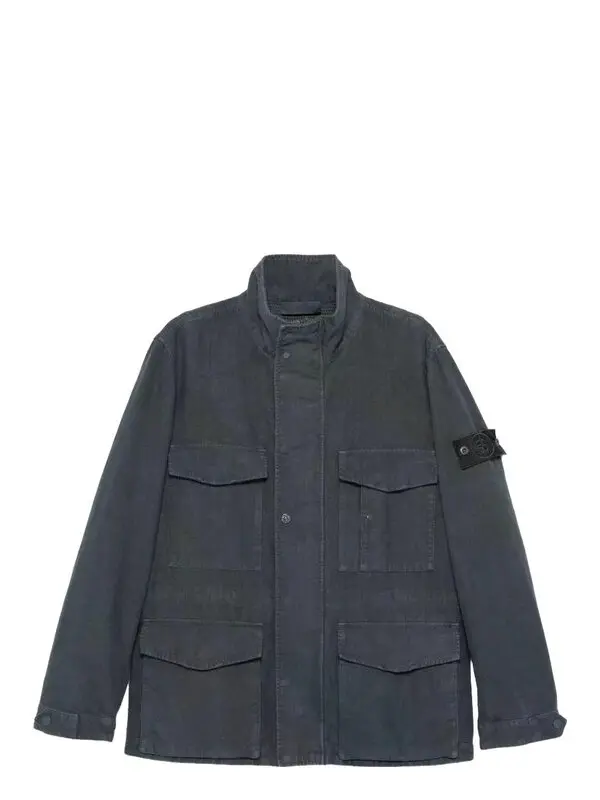 Stone Island Ghost Compass-badge Jacket - Blue