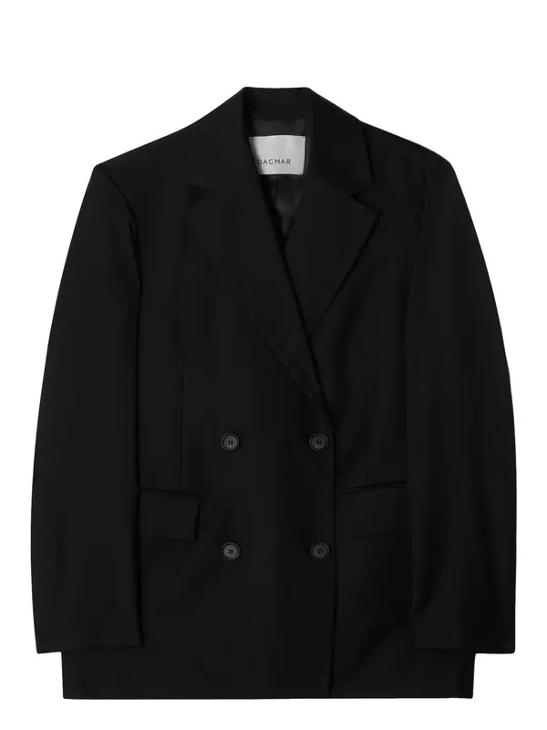 HOUSE OF DAGMAR Classic Wool Blazer - Black