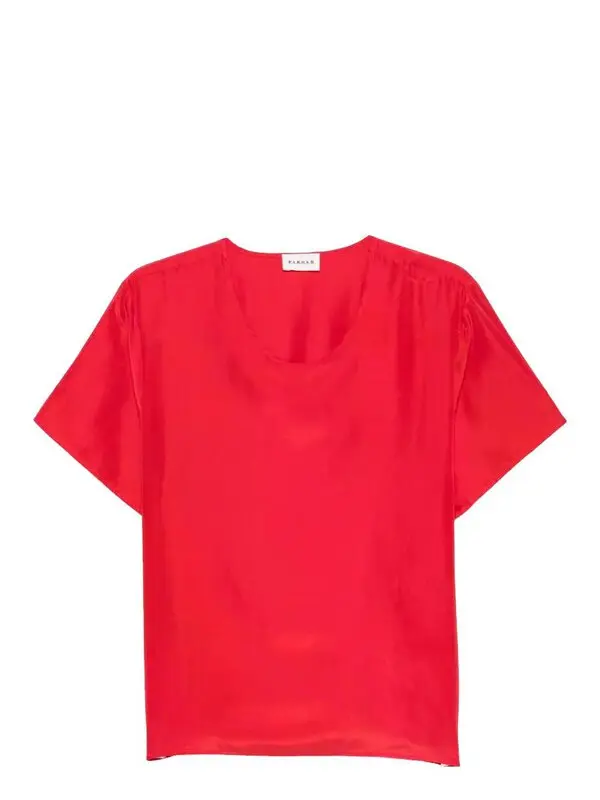 P.a.r.o.s.h Saxon Short-sleeve Blouse - Red