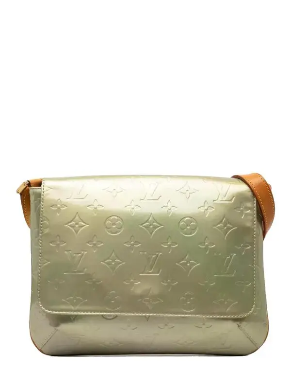 LOUIS VUITTON 1999 Monogram Vernis Thompson Street Shoulder Bag - Green