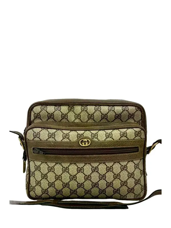 Gucci Gg Supreme Crossbody Bag 2000-2015 - Brown