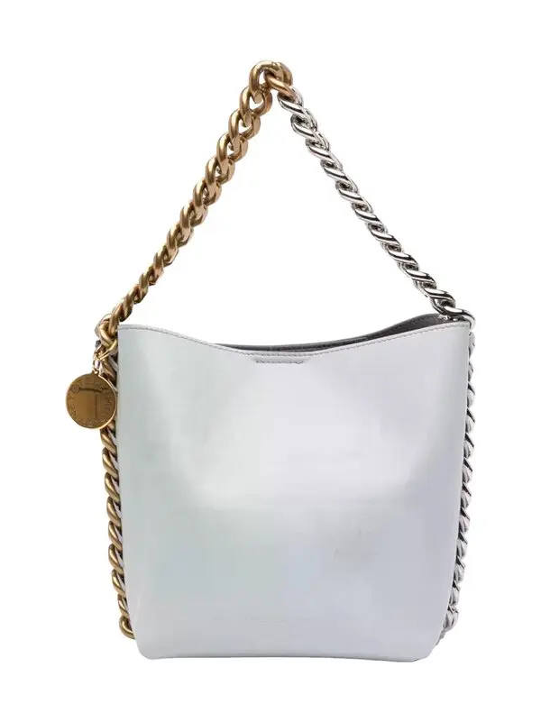 Stella McCartney 2023 Frayme Bucket Bag - White
