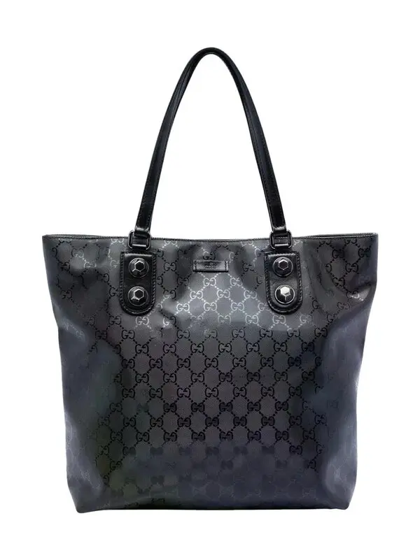 Gucci Gg Imprime Tote Bag - Black