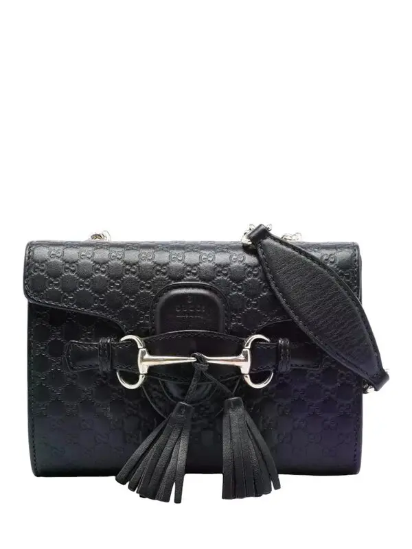 Gucci Mini Emily Crossbody Bag - Black