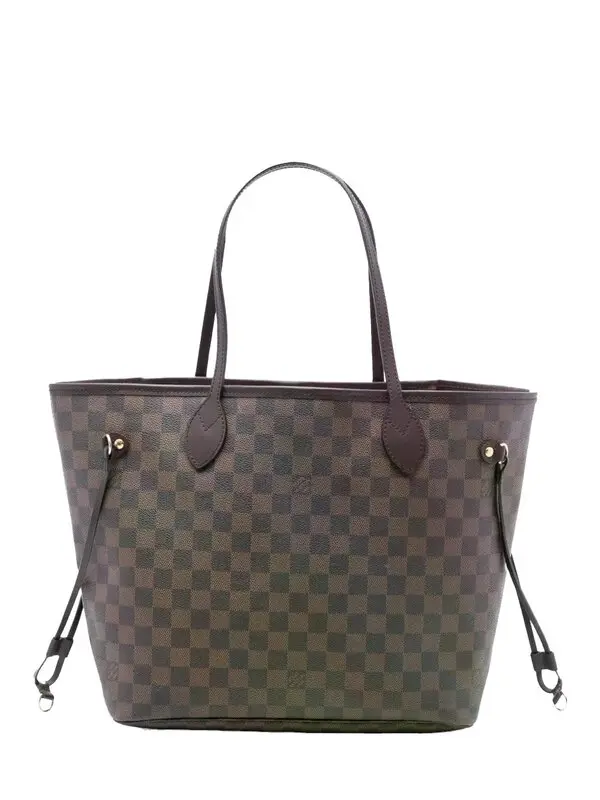LOUIS VUITTON 2010 Damier Ebene Neverfull Mm Tote Bag - Brown
