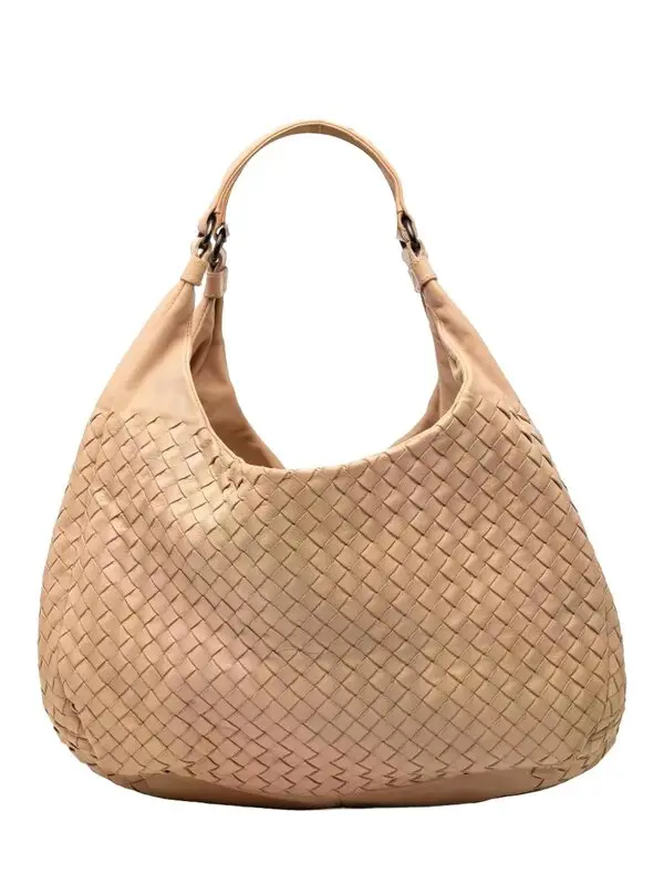 Bottega Veneta 2007 Medium Nappa Intrecciato Campana Hobo Bag - Brown