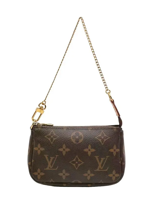 LOUIS VUITTON 2020 Monogram Mini Pochette Accessoires Handbag - Brown