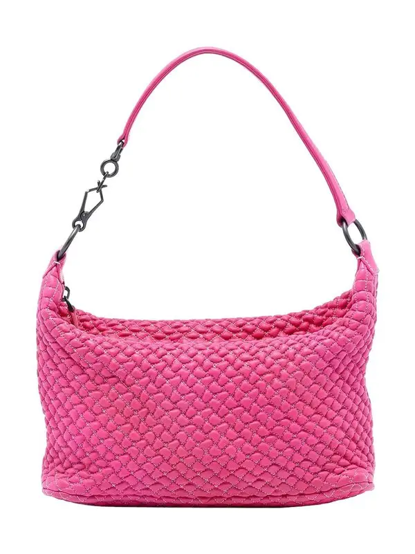 Bottega Veneta 2012-2025 Quilted Nappa Bubble Shoulder Bag - Pink