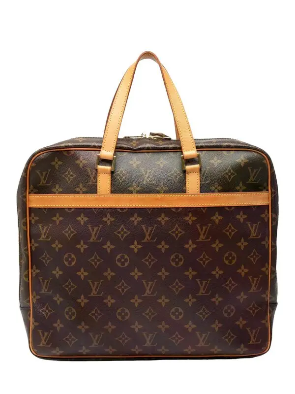 LOUIS VUITTON 2005 Monogram Porte Documents Pegase - Brown
