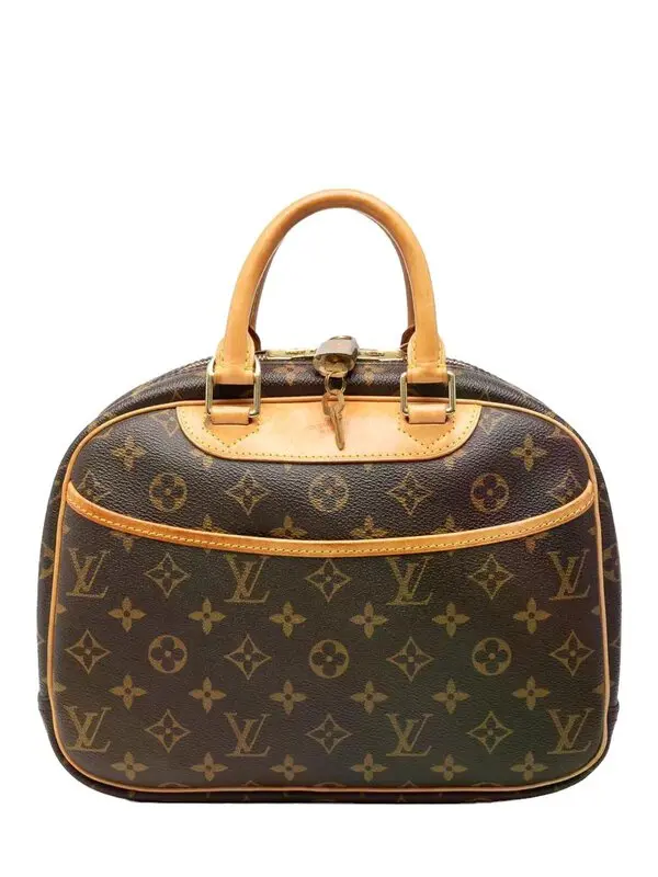 LOUIS VUITTON 2004 Monogram Trouville Handbag - Brown