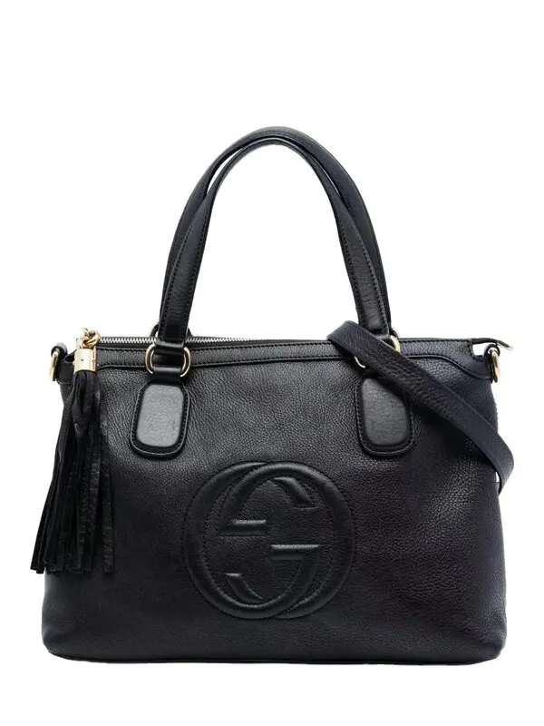 Gucci Soho Working Satchel - Black