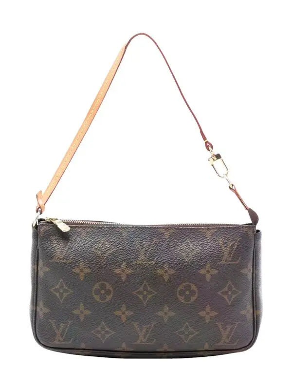 LOUIS VUITTON 2000 Monogram Pochette Accessoires - Brown