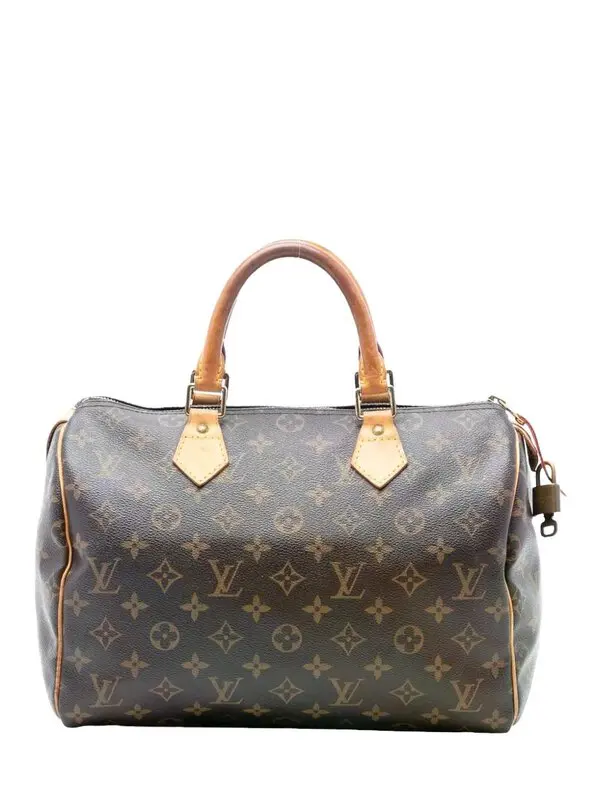 LOUIS VUITTON 2006 Monogram Speedy 30 Boston Bag - Brown