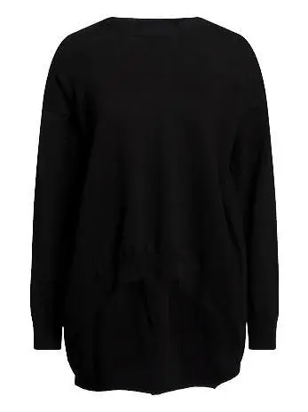 Alpha Studio Cotton Crewneck Sweater - Black