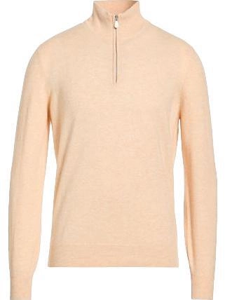 Brunello Cucinelli Cashmere Half-zip Sweater - Apricot