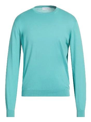 FILIPPO DE LAURENTIIS Sweater Size Cotton - Turquoise