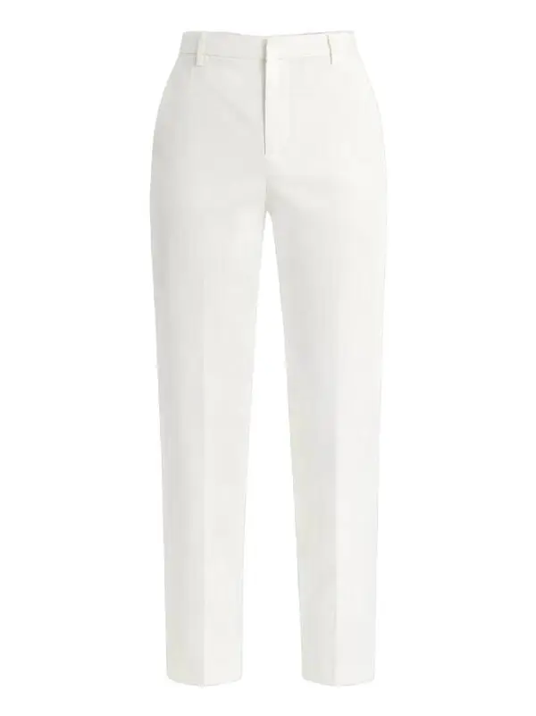 Vince Belt-loop Pocket Trousers - White