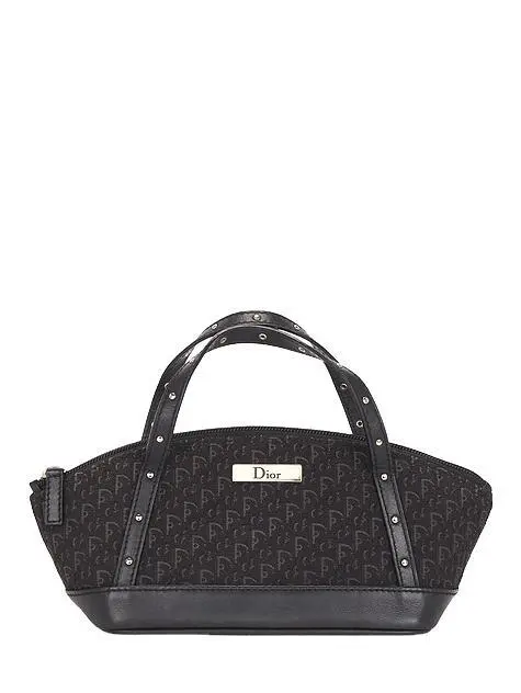 FWRD RENEW Dior Street Chic Mini Bowling Bag - Black