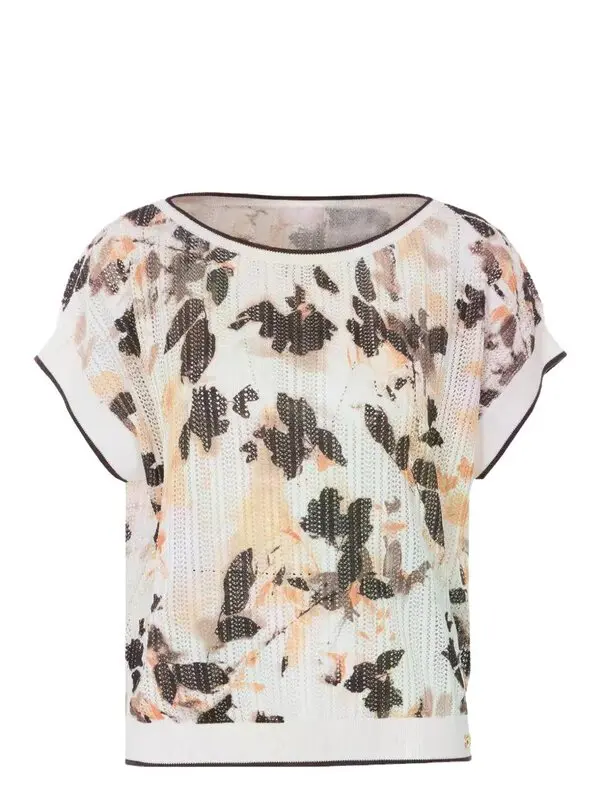 Liu Jo Floral-print T-shirt - White
