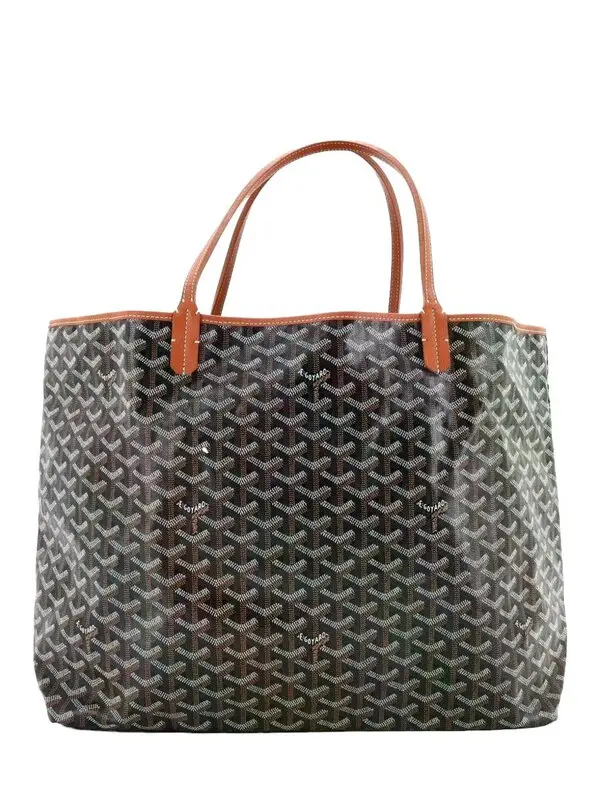 Goyard Saint Louis Coated Canvas Gm Tote Bag - Brown