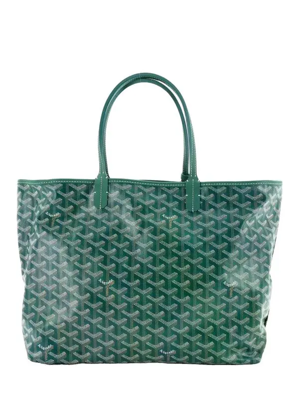 Goyard Saint Louis Coated Canvas Pm Tote Bag - Green