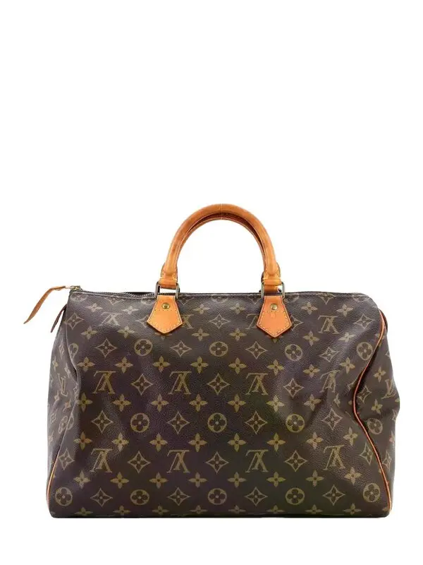 LOUIS VUITTON Speedy Handbag Monogram Canvas 35 - Brown