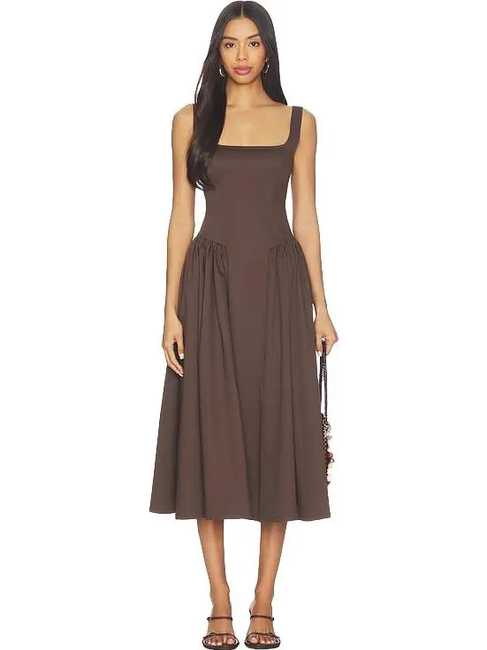 Tularosa Gracyn Dress - Dark Brown