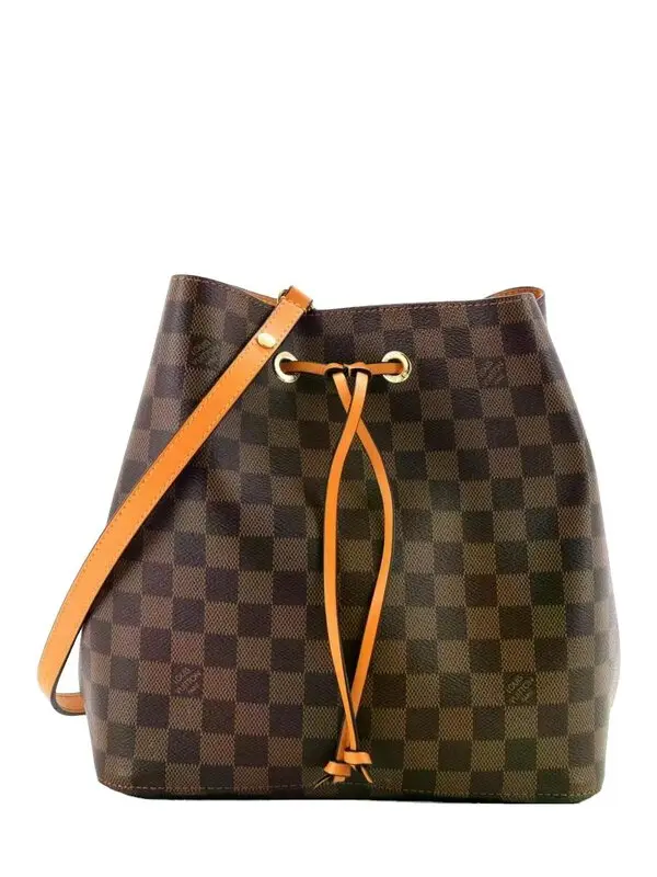 LOUIS VUITTON Néonoé Damier Bucket Bag - Brown