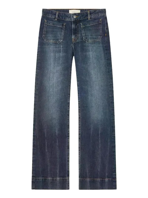 JEANERICA St Monica Low Front-pocket Jeans - Blue