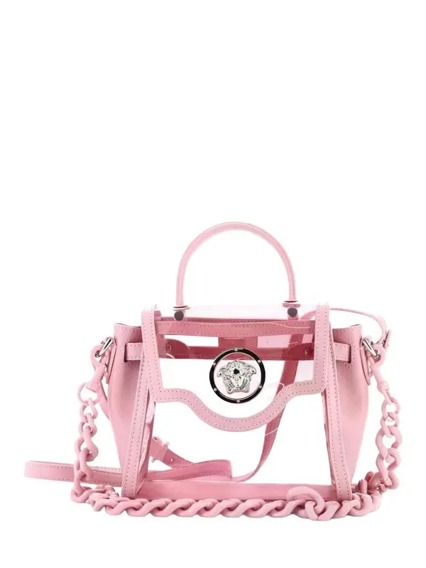 Versace La Medusa Top Handle Small Satchel - Pink