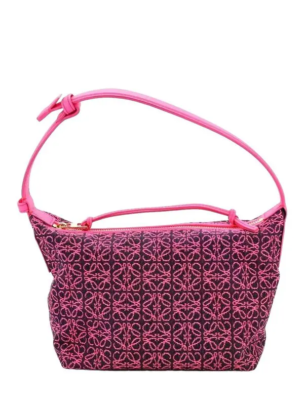 Loewe Cubi Anagram Jacquard Small Hobo Bag - Pink