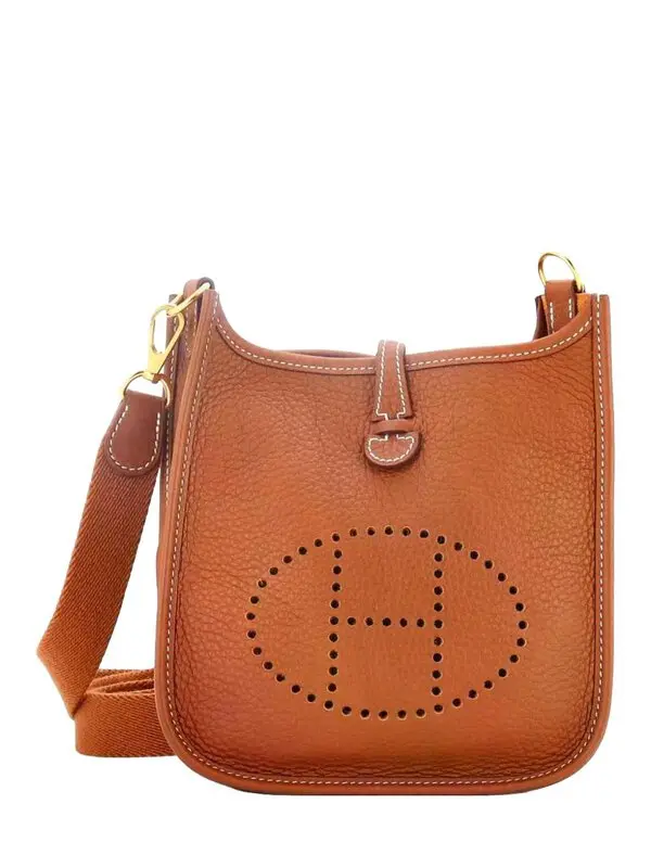Hermès Evelyne Tpm Crossbody Bag Clemence Gen Iii - Brown