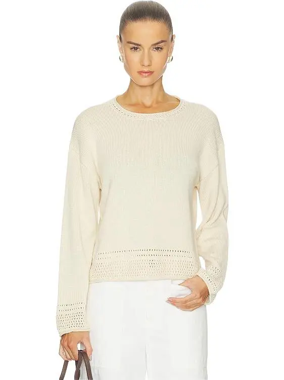 Velvet By Graham & Spencer Rosalyn Sweater - Cream