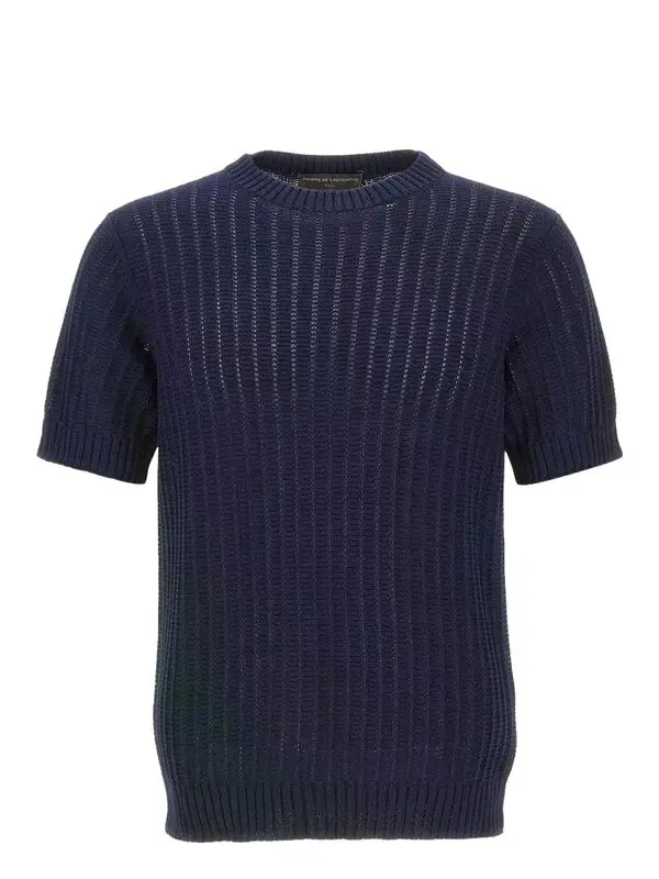 FILIPPO DE LAURENTIIS Crew Neck T-shirt - Blue
