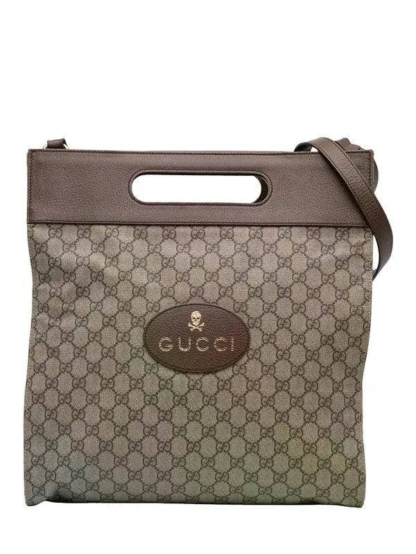 Gucci Gg Supreme Neo Vintage Soft Tote - Brown