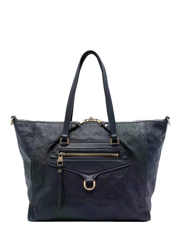 LOUIS VUITTON 2012 Monogram Empreinte Lumineuse Pm Satchel - Blue