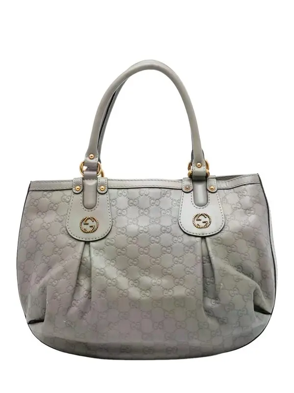 Gucci 2016-2026 Ssima Scarlett Tote Bag - Grey