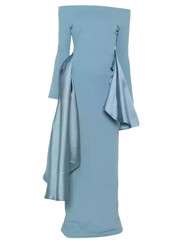 Solace London Kiana Maxi Dress - Blue