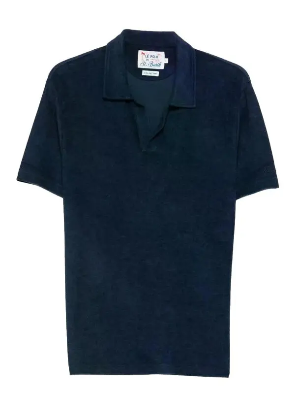 MC2 SAINT BARTH Collared T-shirt - Blue