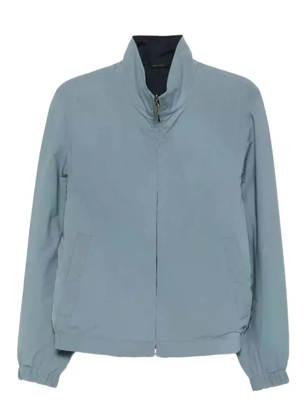 Brioni Zip-front Long-sleeve Jacket - Blue