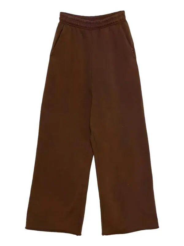 ENTIRE STUDIOS Raw-hem Track Pants - Brown