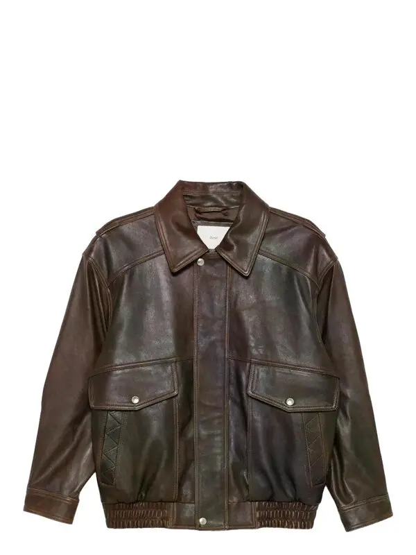 DUNST Panelled Jacket With Pockets - Brown