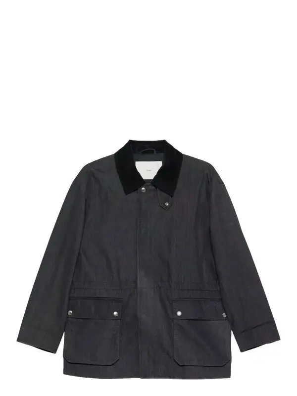 DUNST Flap-pocket Collar Jacket - Blue