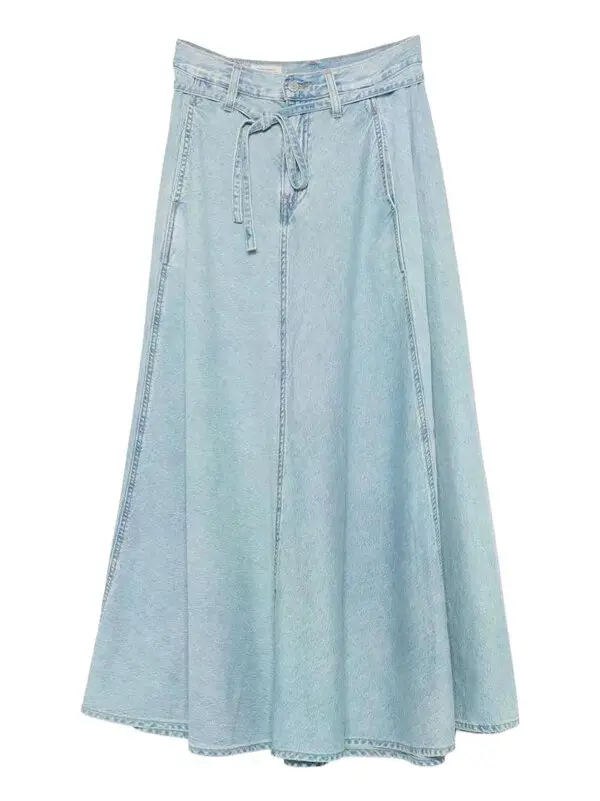 LEVI'S Tie-waist Denim Skirt - Blue